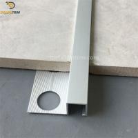 China Ceramic Tile Trim Pieces Metal Tile Trims Square Edge Trim For Marble for sale