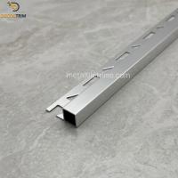 China Aluminium Edge Trim For Tiles Chrome Edging Strips For Tiles Material ODM for sale