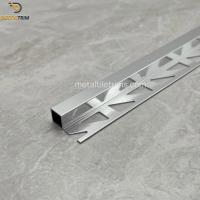 China Aluminium Edge Trim For Tiles Chrome Edging Strips For Tiles Material ODM for sale