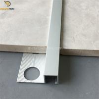 China Square Edge Tile Trim Metal Tile Edging 8mm Aluminum Profile for Outdoor Use for sale