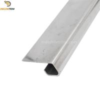 China Stainless Steel Tile Trim Bullnose Corner SS201 SS304 10x10mm 2.5m Length for sale