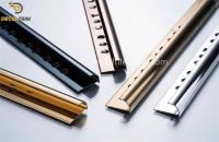 China Stainless Steel Tile Trim 10mm Edge Beading Black 304 Grade 2.5m Length for sale