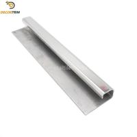 China Stainless Steel Tile Trim Edge Profile 10x10mm 2.5m for Wall Floor Protection for sale