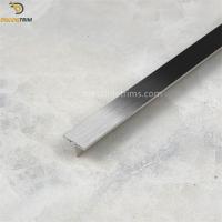 China Stainless Steel Tile Trim Strip T Shape Outside Corner 0.8mm 10x10mm 2.5m for sale