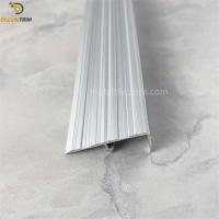 China Aluminum Stair Nosing Tile Trim 10x10mm Gold Corner Edge Protector 2.5m for sale