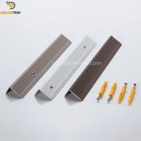 China Aluminum Tile Trim Profile 10mm Glossy Finish Floor Edge Metal Trim for Tile Corner Protection for sale
