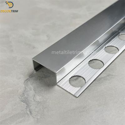China 12mm Tile Trim Stair Nosing With Installing Tile Edge Trim Tile Corner Pieces for sale