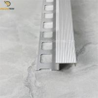 China Aluminum Tile Stair Nosing Trim Edge Protection Strip 1.1mm 6063 for sale