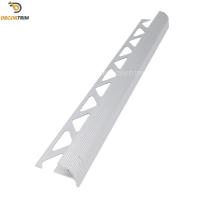 China Aluminum Tile Edge Trim Bullnose 1mm Profile Thickness 50pc Box for sale