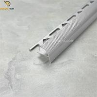 China Aluminum Tile Trim Bullnose White Subway Tile Beveled Edge 2300mm 1mm Thickness for sale