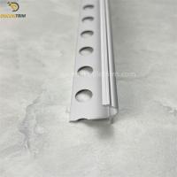 China Aluminum 6063 T5 Chrome 10mm Metal Tile Edging Inside Corner Tile Trim for sale