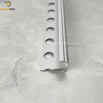 China Aluminum 6063 T5 Chrome 10mm Metal Tile Edging Inside Corner Tile Trim for sale