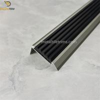 China Bullnose Cap Tile Quarter Round 6mm Edge Trim Stair Nosing Aluminum Tile Trim for sale
