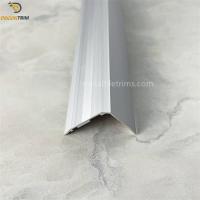 China Aluminum Tile Trim Bullnose Strip Chrome 1mm Thickness 6063 Tile Moulding Edge for sale