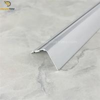 China Aluminum Tile Trim Bullnose Strip Chrome 1mm Thickness 6063 Tile Moulding Edge for sale