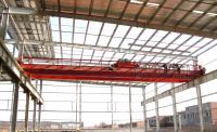 China 50 / 10T Span Double Hook Bridge Crane 18m QD Type Hanger for sale