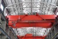 China Hook Double Girder Overhead Travelling Crane 100 / 20T 22m Lifting Height for sale