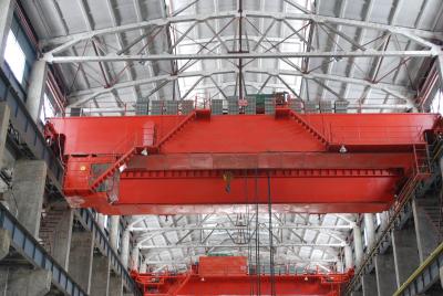 China Hook Double Girder Overhead Travelling Crane 100 / 20T 22m Lifting Height for sale