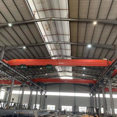 China 7.5 Ton Single Girder Overhead Crane 6m Pendant Line Controls With Rope Hoist for sale