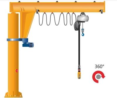 China 2t 3t Column Boom Jib Crane 360 Degree Rotating With Remote Control for sale