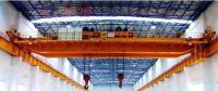 China A5 QE Type Double Trolley Hook Bridge Overhead Crane With Cabin Control for sale