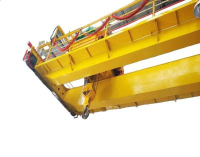 China 25 Ton Double Girder Hook Crane Rail Mounted Travelling Overhead for sale
