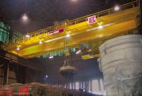 China QC Type Double Girder Overhead Bridge Crane 10T Q345 Steel Electromagnetic for sale