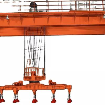 China Grab Magnet Double Girder Overhead Crane 20m / Min QP Type 5T 16T for sale