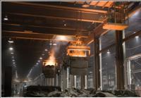 China YZ Type 100 Ton Metullurgy Foundry Crane Double Girder Bridge With Cabin Control for sale