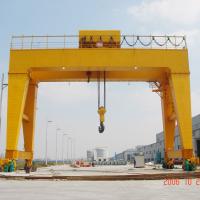 China 30 T Double Beam Electric Gantry Frame Crane Heavy Duty Cabin Control for sale