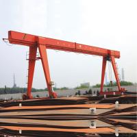 China 6 Ton Single Girder Gantry Crane With Electric Hoist For Precast Slab for sale