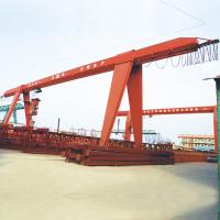 China 6 Ton Single Girder Gantry Crane With Electric Hoist For Precast Slab for sale