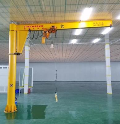 China 1T 2T Boom Jib Crane 6M Lifting Height Column Type Cantilever for sale