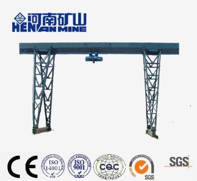 China 10t MH Type Single Girder Hook Gantry Crane Electric Mobile Moving Freely for sale
