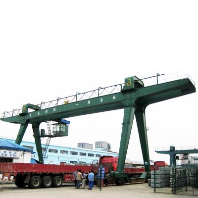 China Mine Heavy Duty Double Girder Gantry Crane MG Type 12m With Saddle for sale