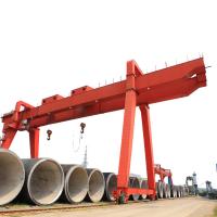 China Mine Heavy Duty Double Girder Gantry Crane MG Type 12m With Saddle for sale
