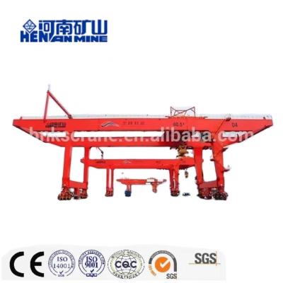 China 50 Tons U Shaped Double Girder Gantry Cranes Electric Mobile For Container Operations for sale