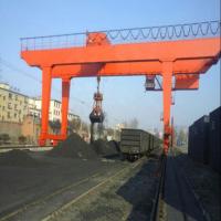 China 10 Tons A5 Mobile Double Girder Grab Gantry Crane MZ Type Electrical For Grabbing for sale