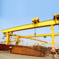 China L Shaped Legs Single Girder Gantry Crane 20 T With Winch Mine for sale
