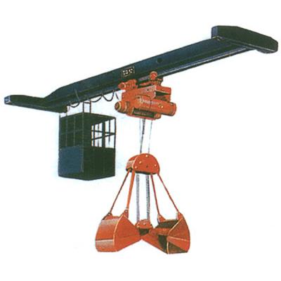 China Electric Single Girder Overhead Crane With Grab 5 Ton LDA Type for sale