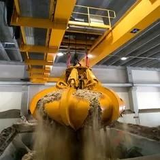 China 10T Grab Hook Dual Purpose Overhead Crane 22M QN Type For Factory for sale
