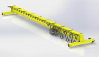 China KSL European Single Girder Workshop Overhead Crane Electric Traveling for sale