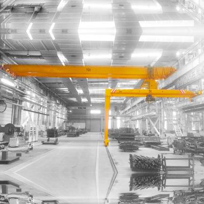 China 110kn Double Girder Overhead EOT Crane 37.2m/Min 50T Hanger Bridge for sale