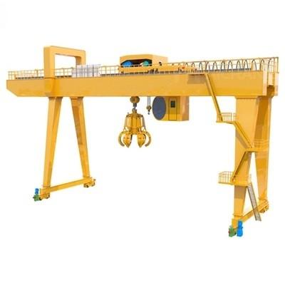 China MZ Type 5T Double Girder Gantry Crane 35m With Wireless Remote Control Grab for sale