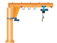 China 360 Rotation Electric Jib Crane 380V Column Type High Performance for sale