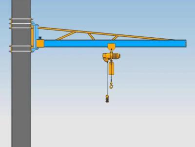 China Electric Mobile Wall Mounted Jib Crane 3 Phase For Workshop for sale
