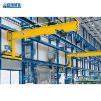 China High Performance Wall Travelling Jib Crane 18m With Wireless Remote Control for sale