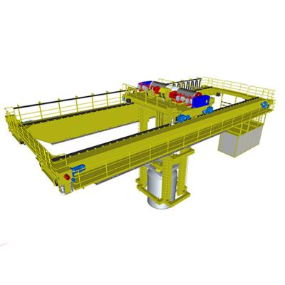 China 450T Load Double Girders EOT Workshop Overhead Crane Heavy Duty for sale