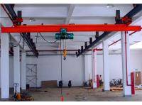 China 10T Single Beam Overhead Crane With Wire Hoist Pendent Control for sale
