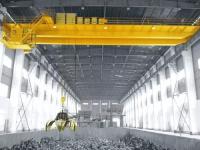 China 10/10T Electromagnetic Grab Crane QP Type For Henan Mine 50Hz for sale